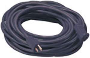 Coleman Cable Systems Vinyl Outdoor Extension Cord, Black 15' - Moscow ...